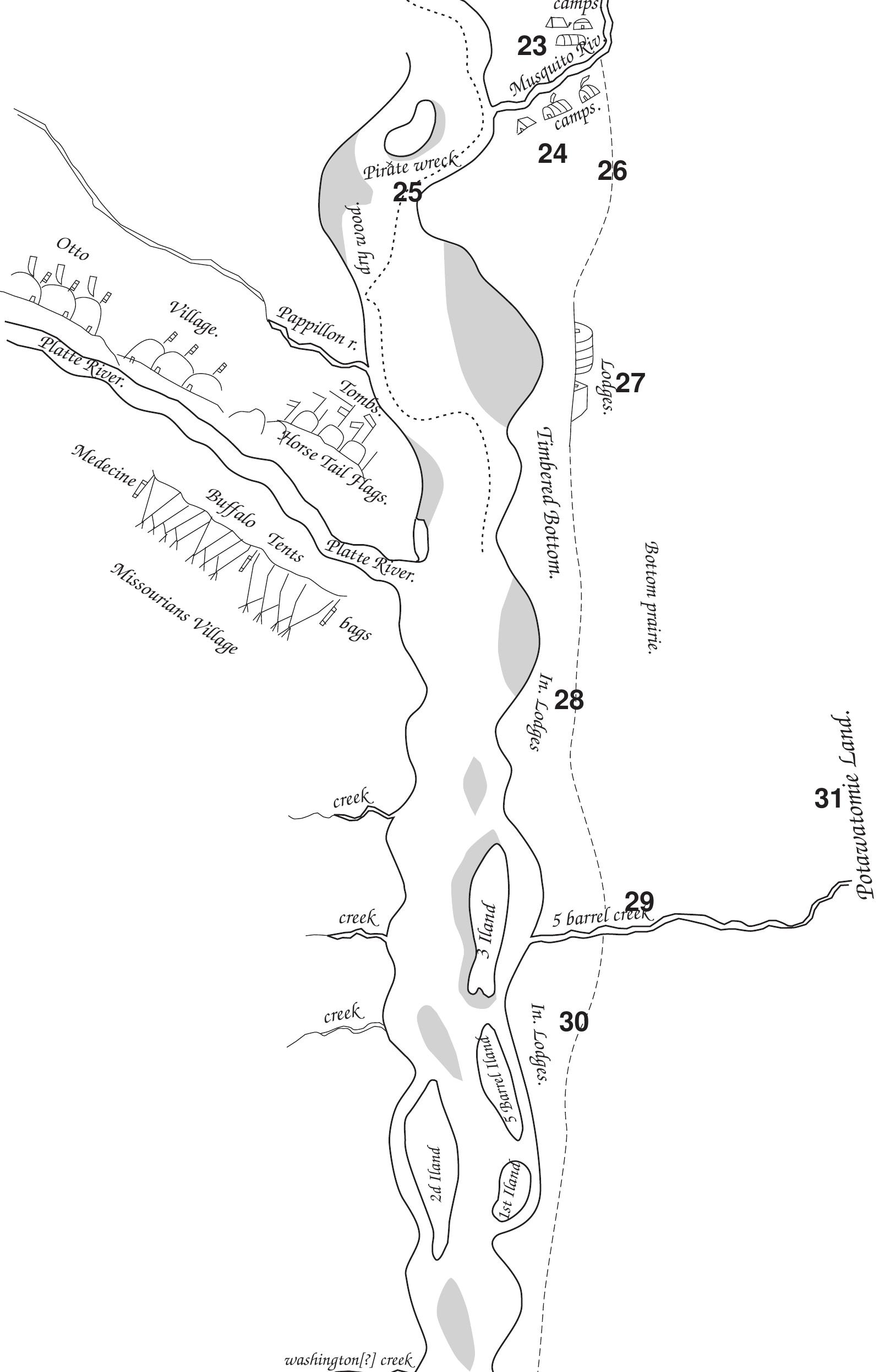 Figure 4 - PIERRE-JEAN DE SMET'S REMARKABLE MAP OF THE