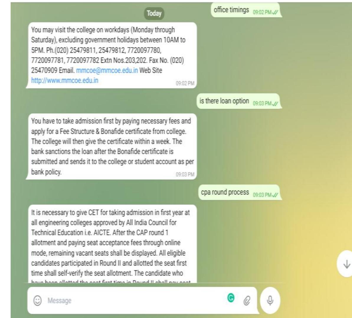 -2: telegram version output