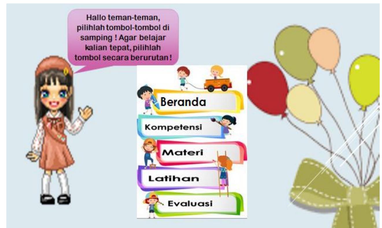 Display Menu Powerpoint Based Interactive Video