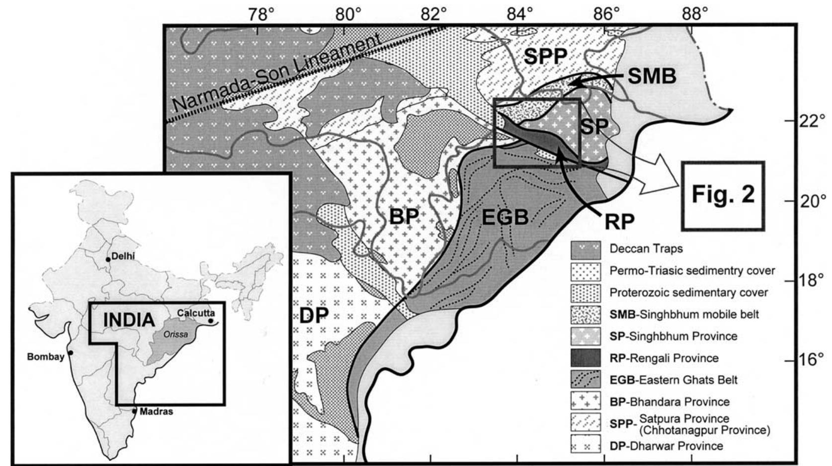 Map of india showing the location of orissa and major