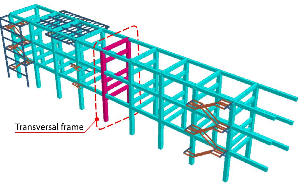 Example of pipe rack for oil and gas plants. for the