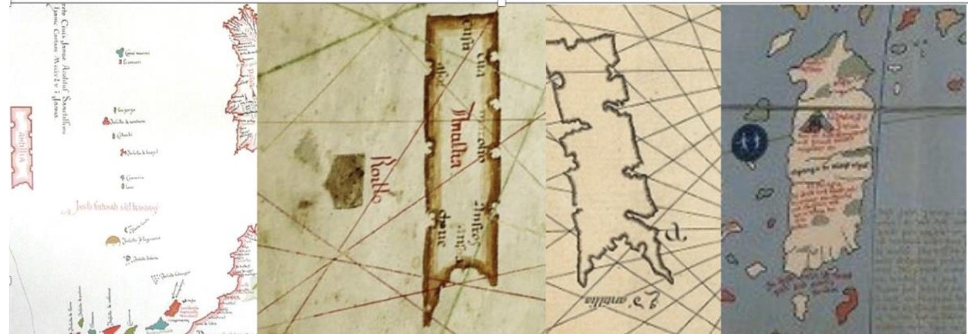 The story of the seven cities describes a large island in