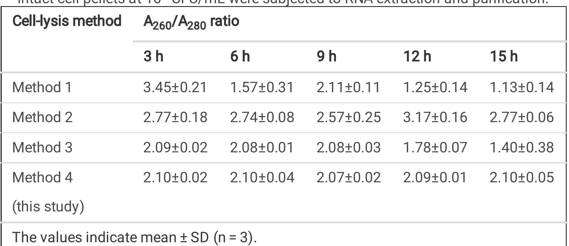 With the lysozyme treatment, a lower protein contamination