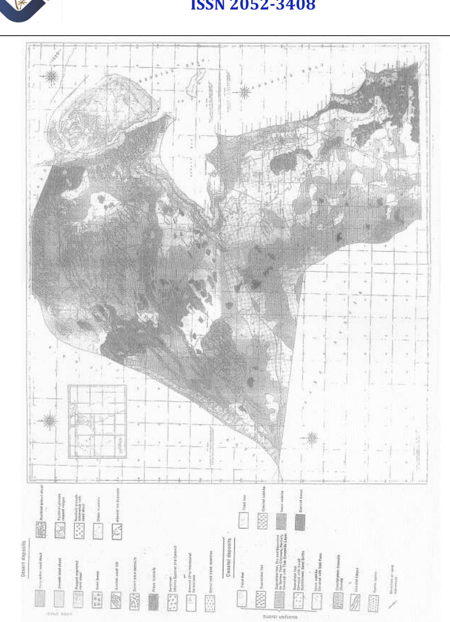 ‘ig 5: sedimentomorphic map of kuwait showing the recent