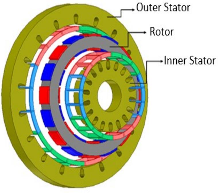 Exploded view of a dssr pmsg. to diminish large size and