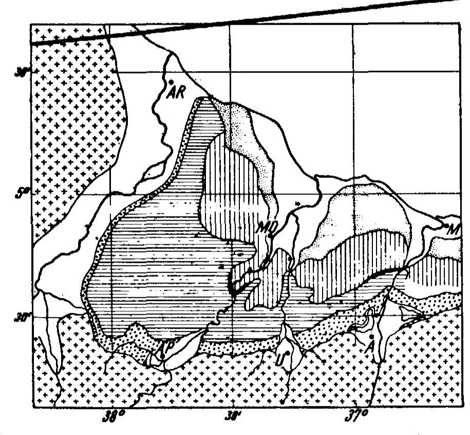 Fic. 5—geologic map of apodi plateau basin in brazil (after