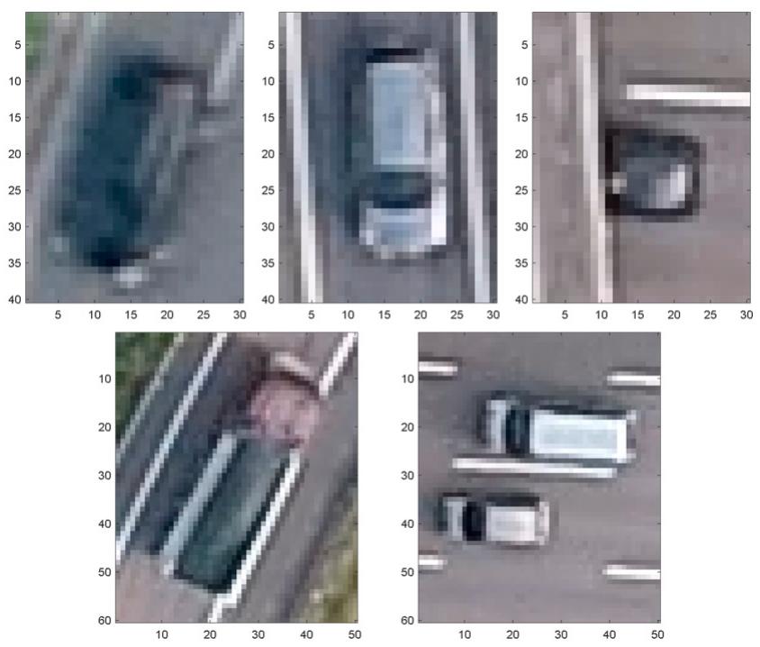 Sample objects in the video captured by a multirotor. in the