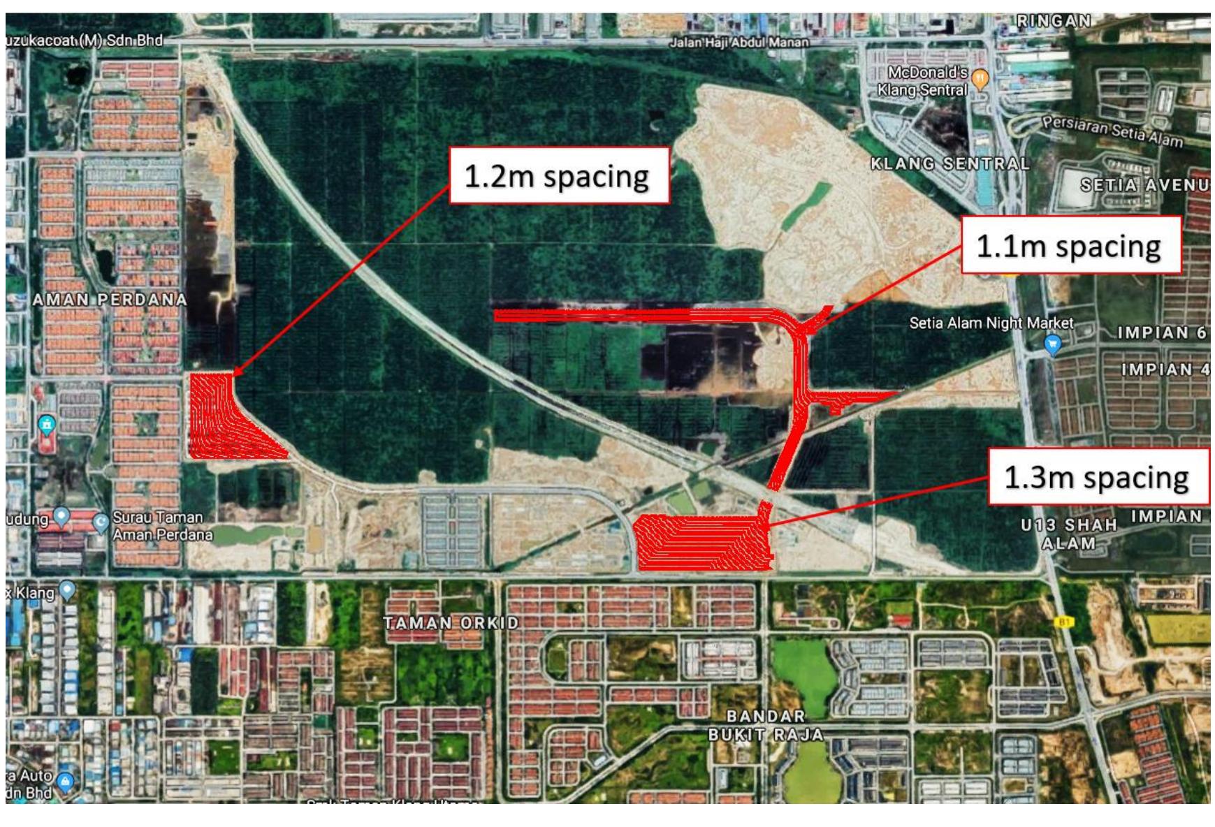 2 : layout plan of pvd installation.