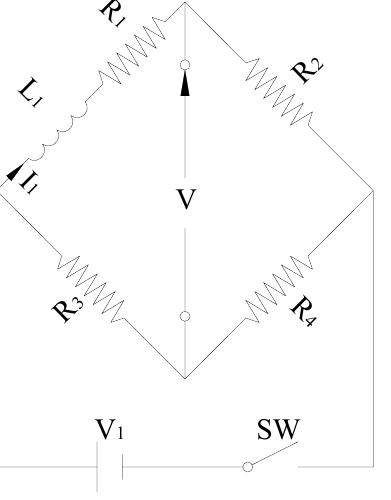 1 wheatstone bridge measuring self-inductance circuit is