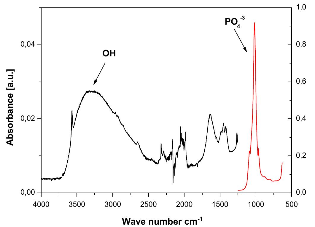 Ftir spectra of pure hap. dsc measurements have been done to