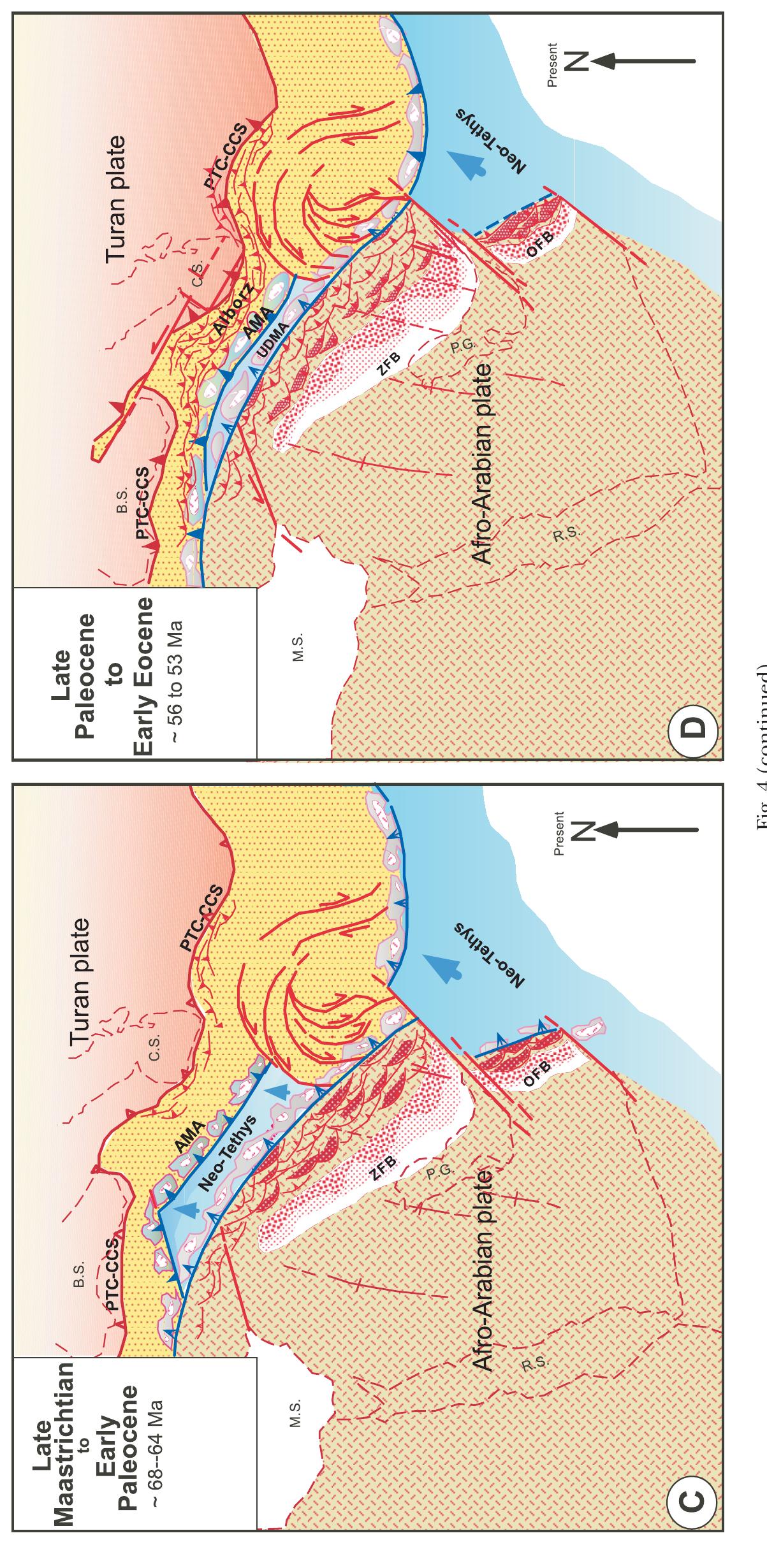Figure 5 Structures Of The Zagros Fold Thrust Belt In Iran