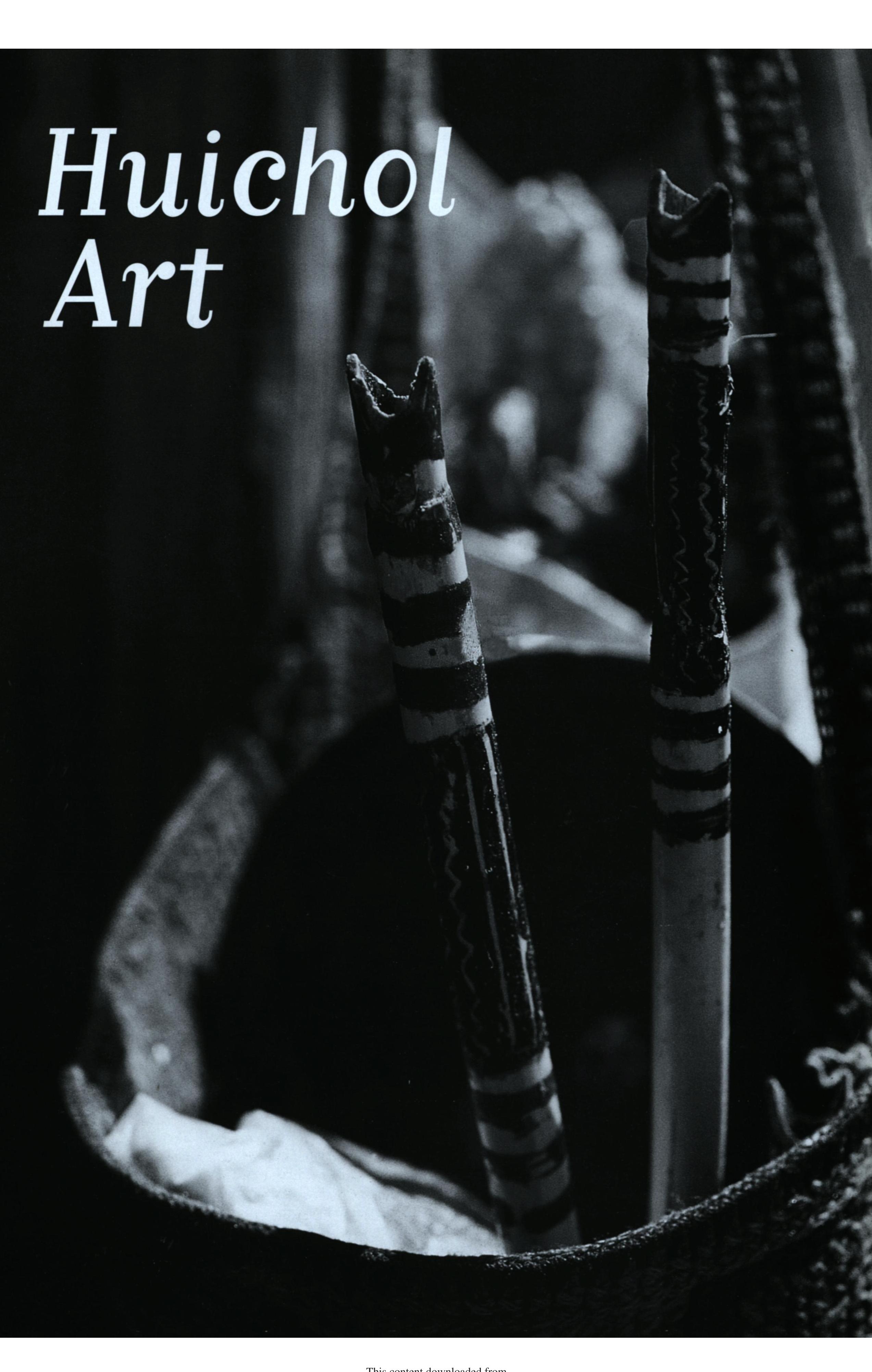 Figure 1 - Artes de México 75. Arte huichol (English text)