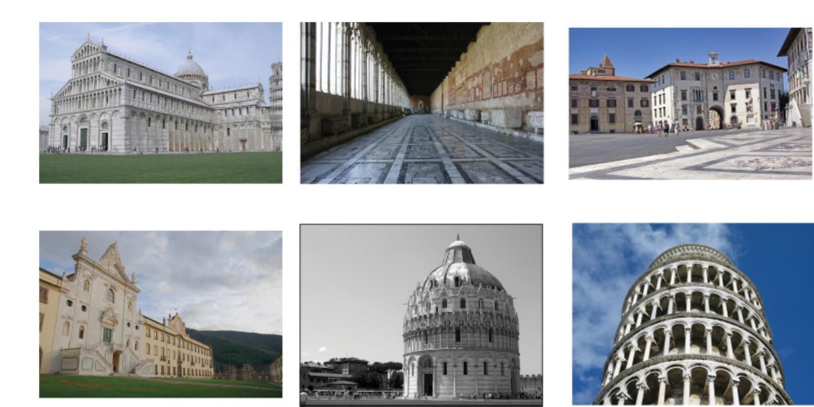 Example images taken from the pisa dataset (images available