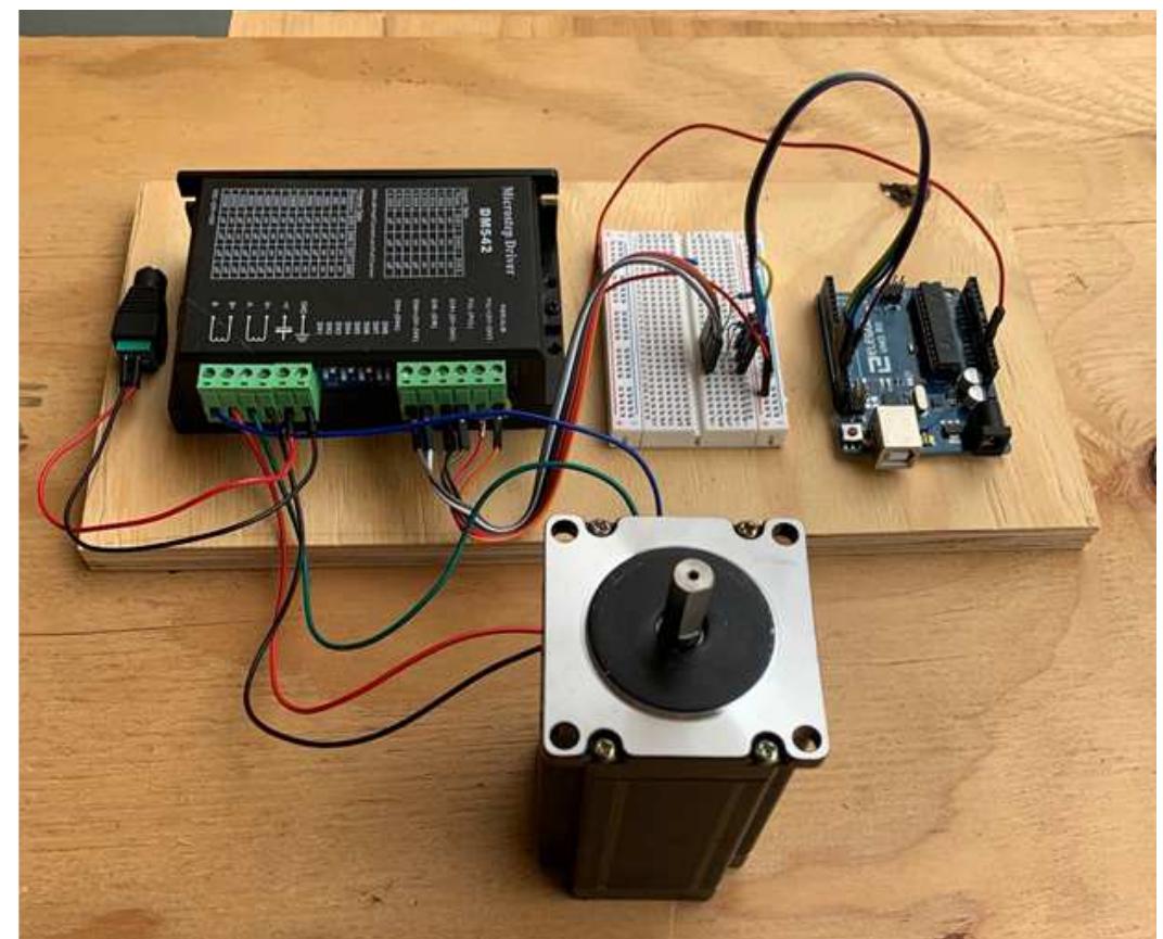Stepper motor assembly