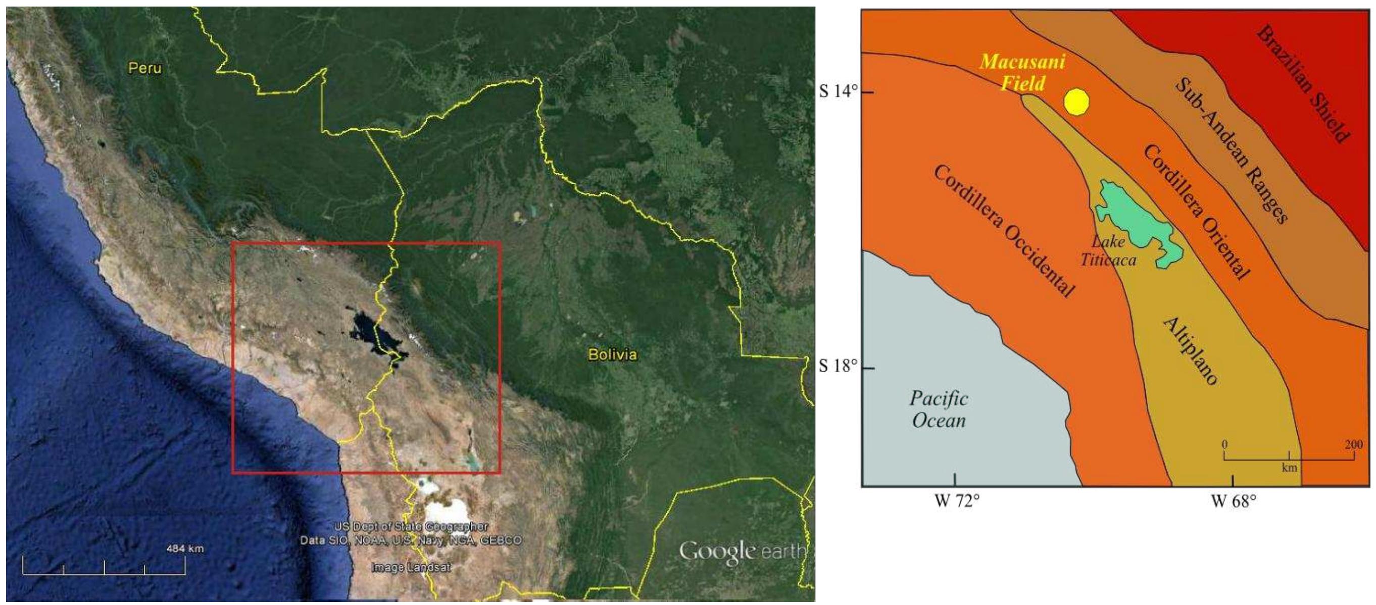Figure 1 - The Uranium Mineralization of the Macusani