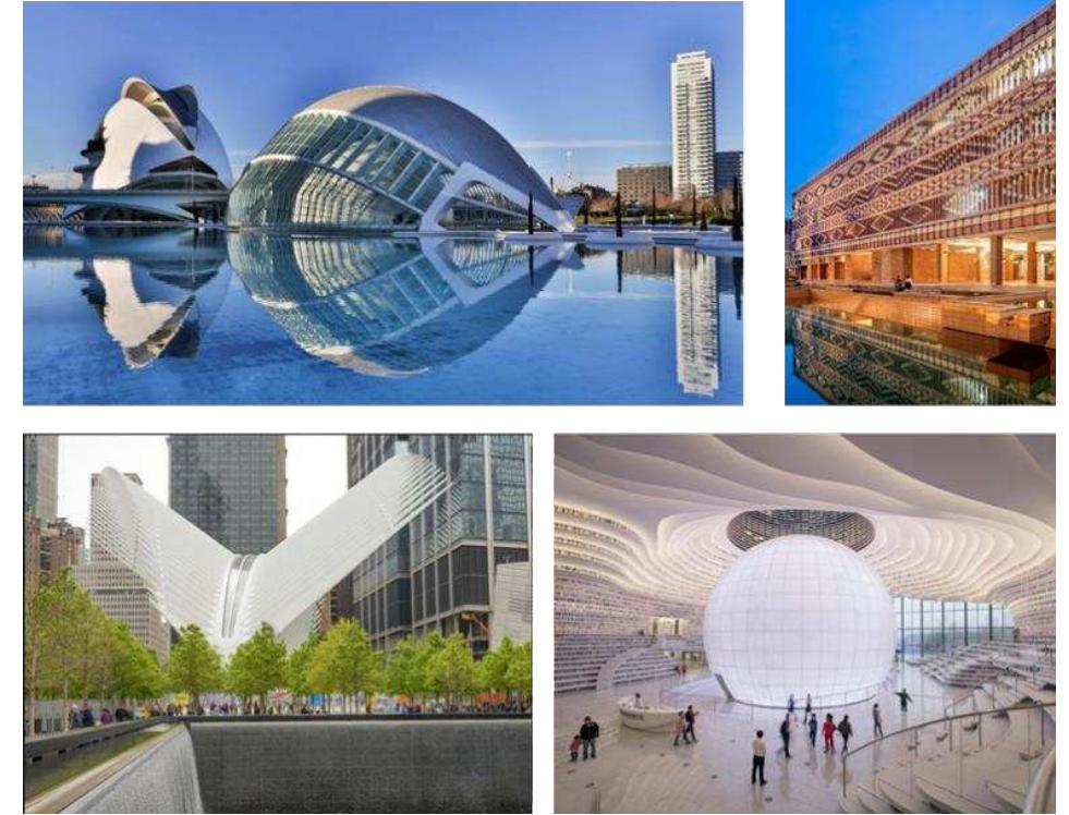 Examples of symbolic approach in architecture [10]. arc