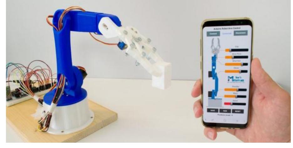 -3: completed robot arm 5.2 complete design of robot arm