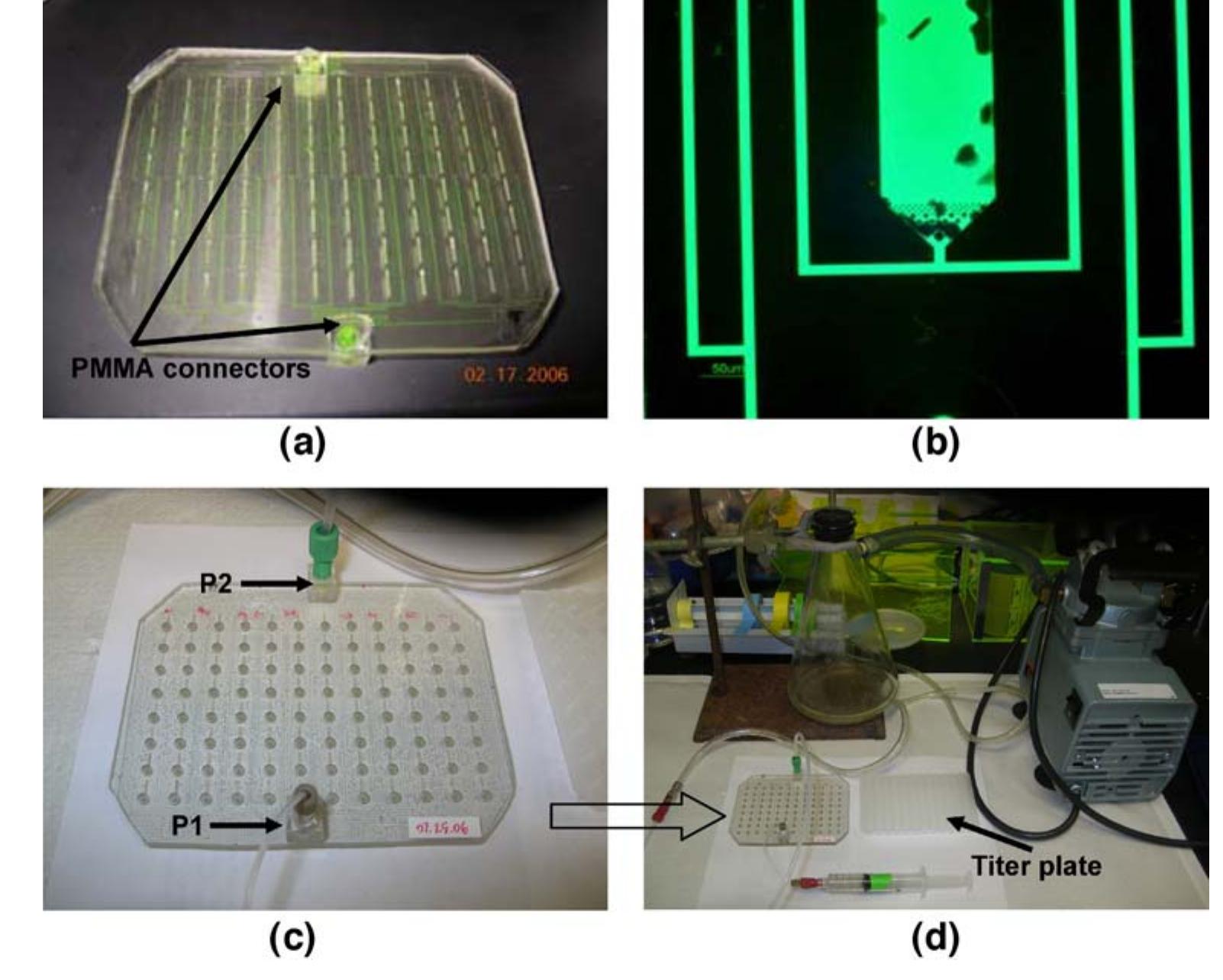 Figure 7 - A titer plate-based polymer microfluidic platform