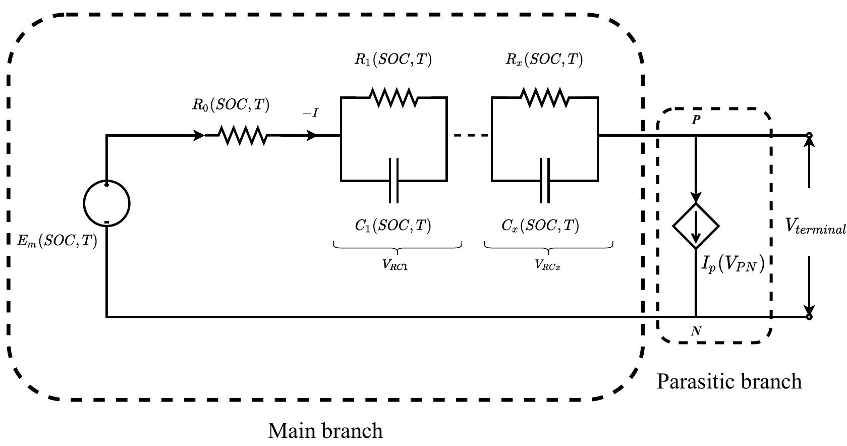 4: equivalent electrical circuit model of the cell [19]|20].