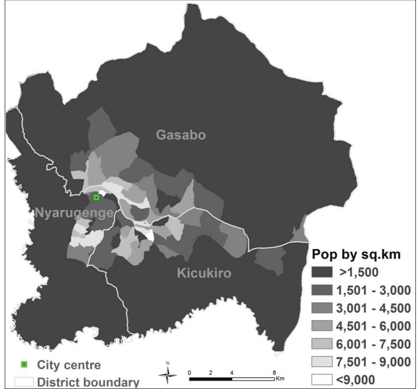 Kigali population density in 2012 kigali is one of the