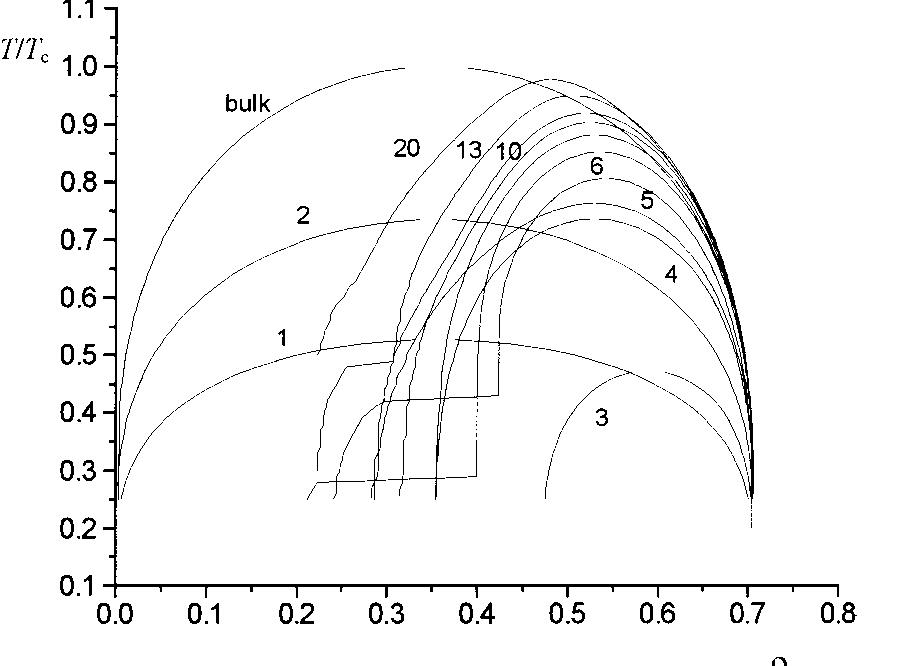 Phase diagrams for neon in pores of different widths by the