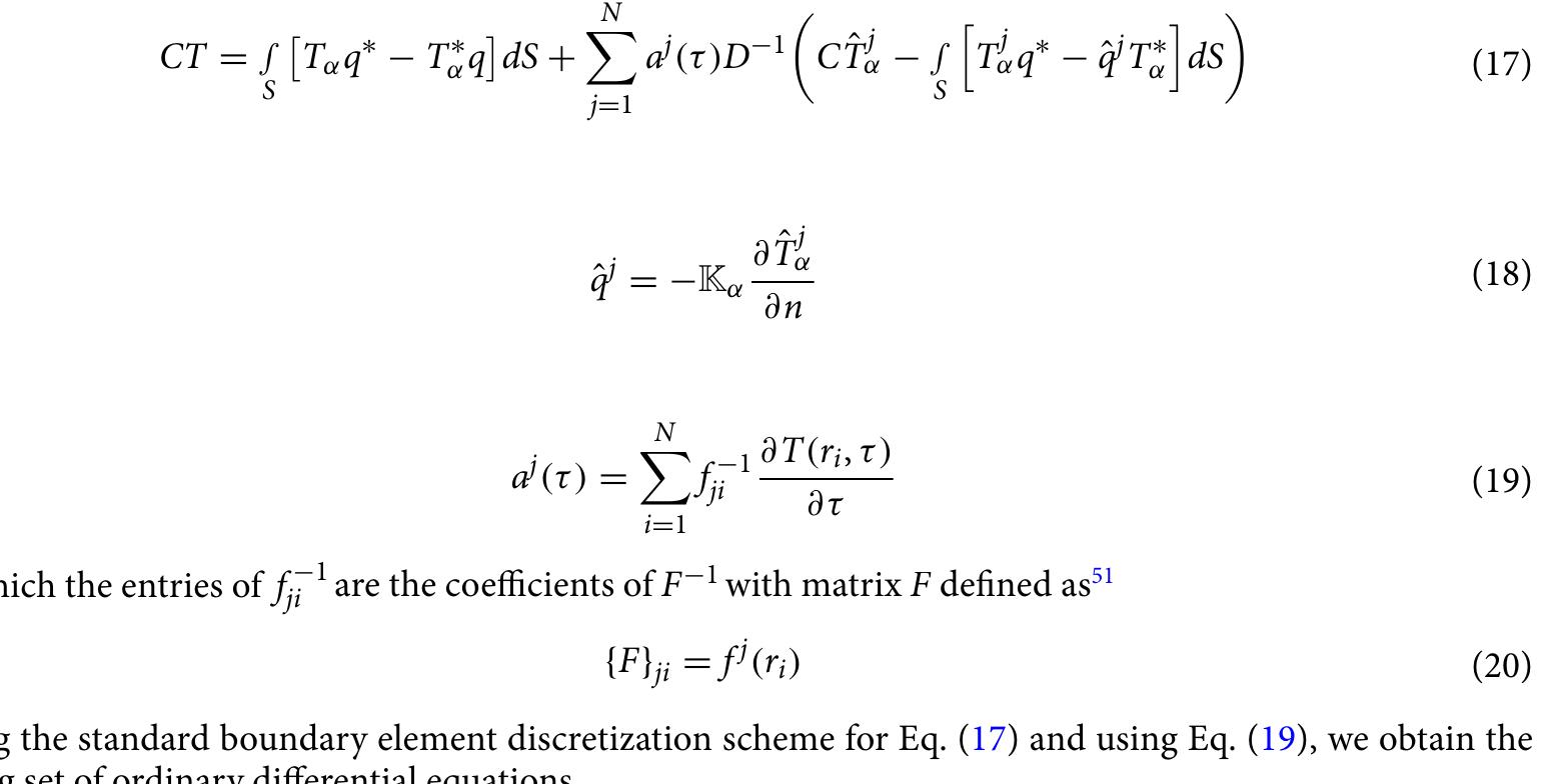 Where matrices h and g are depending on the current time