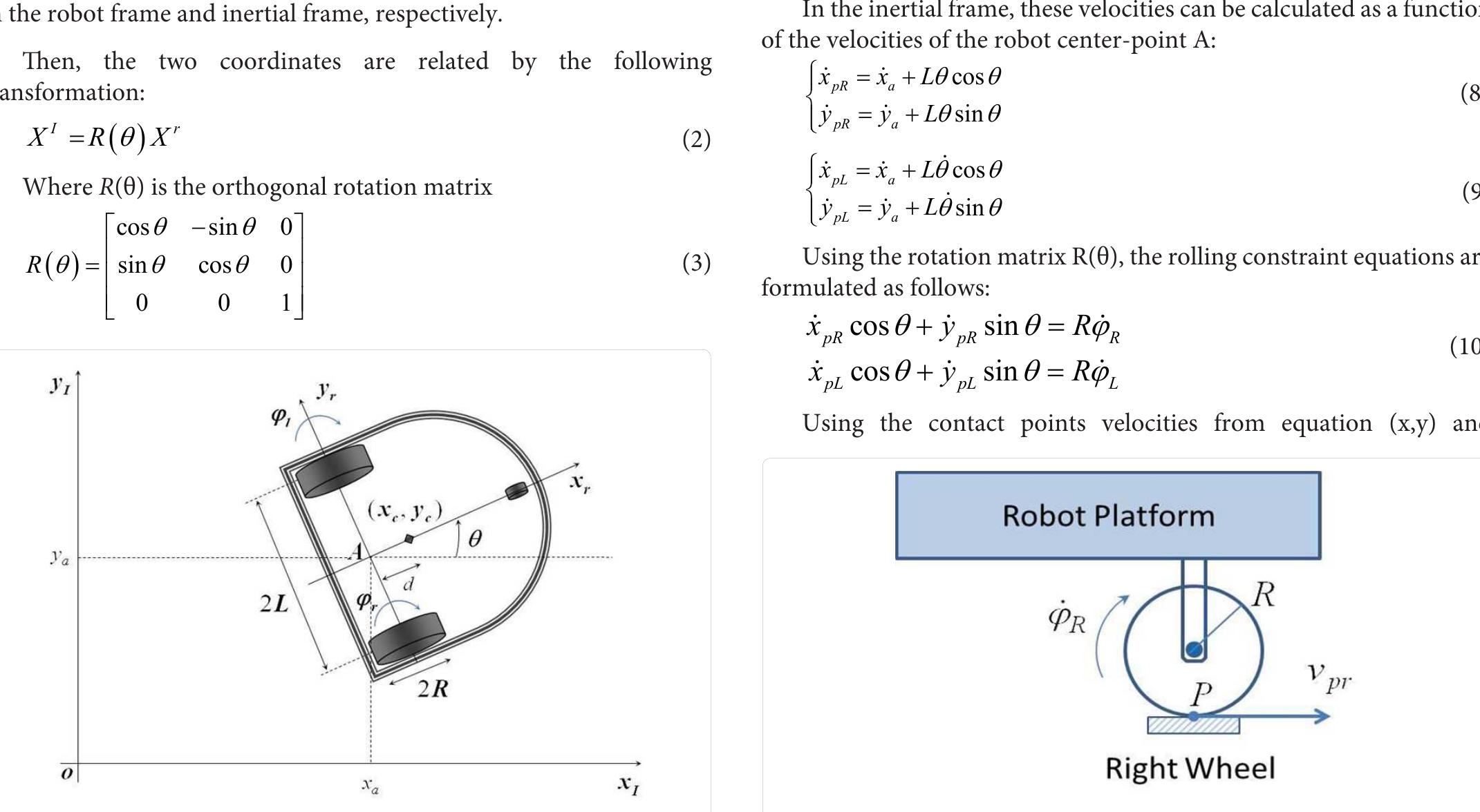 Pdf Dynamic Modelling Of Differential Drive Mobile Robots Using Lagrange And Newton Euler