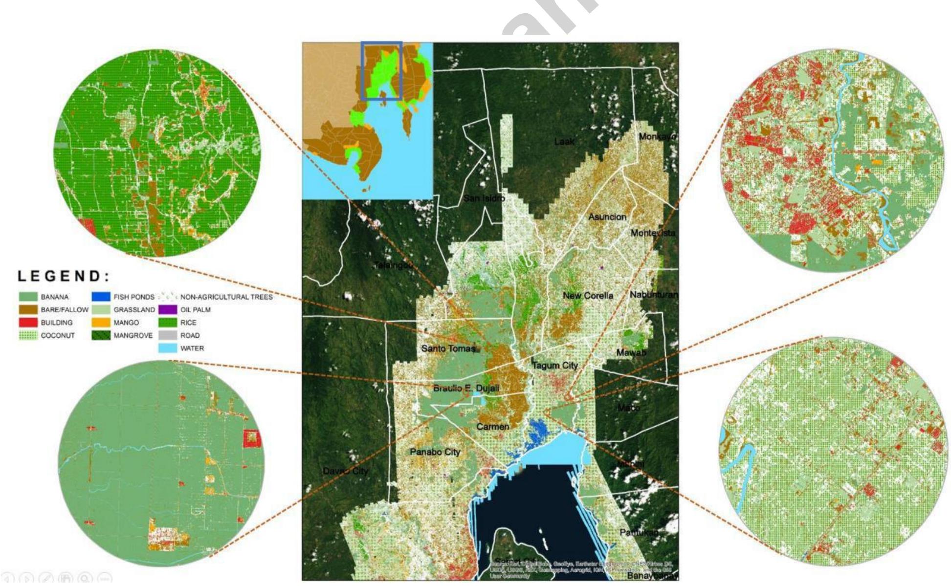 Detailed agricultural resource map of davao del norte,
