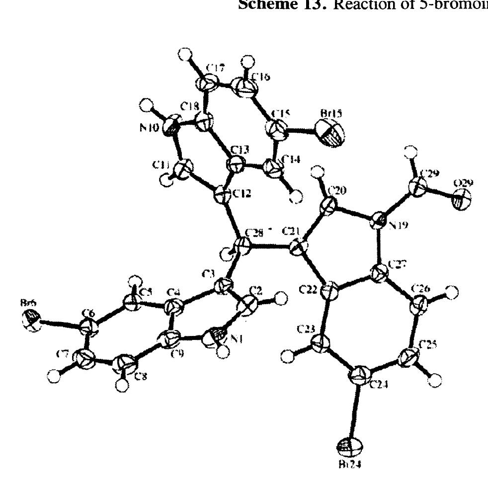 Ortep diagram of 25.