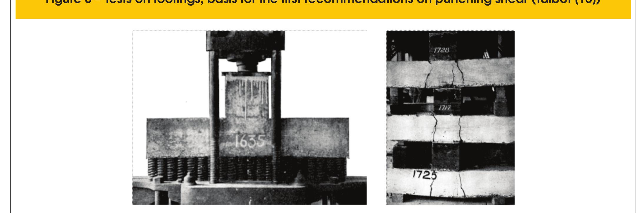 Figure 4 - Punching strength of reinforced concrete flat