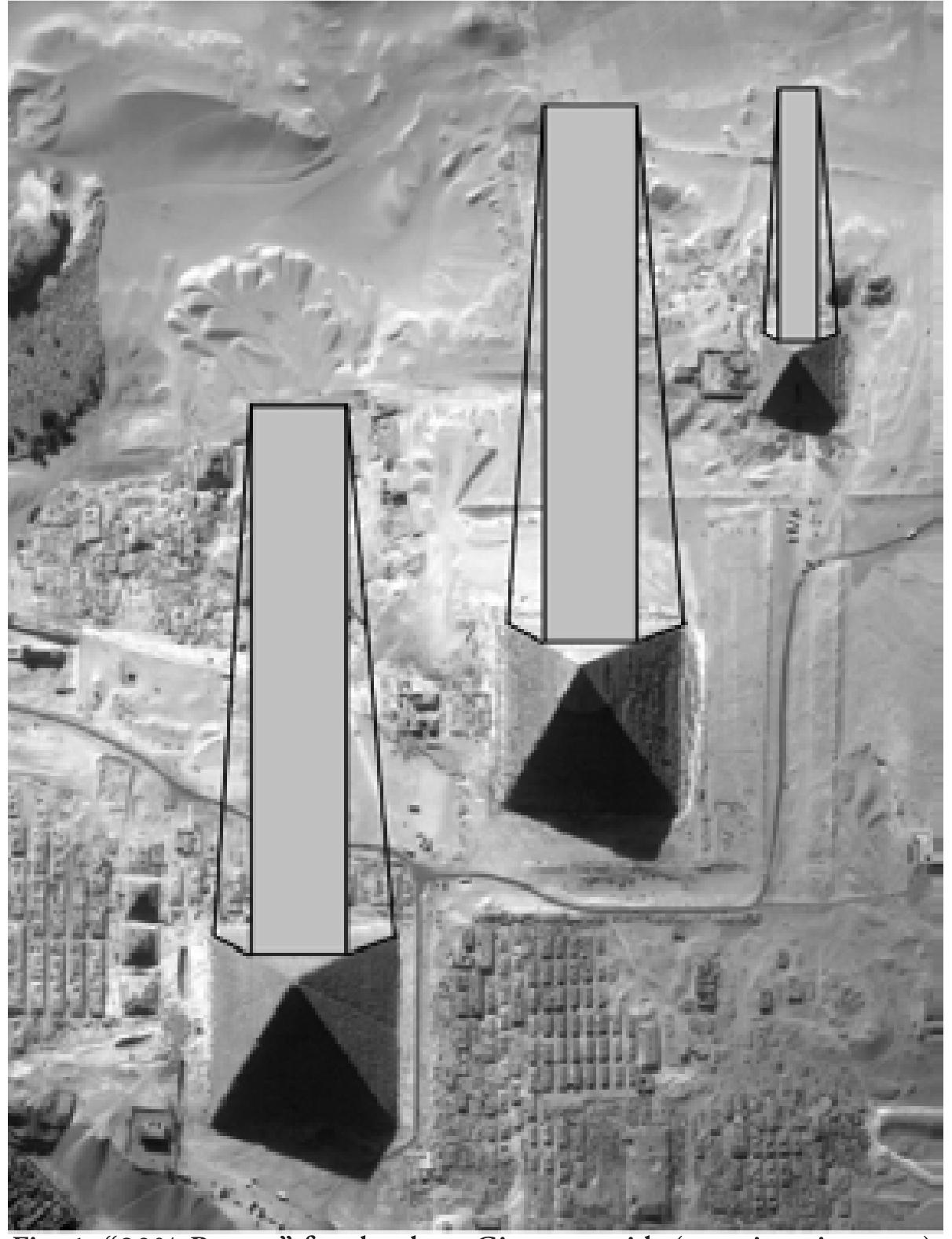 “90% ramps” for the three giza pyramids (spaceimaging.com).