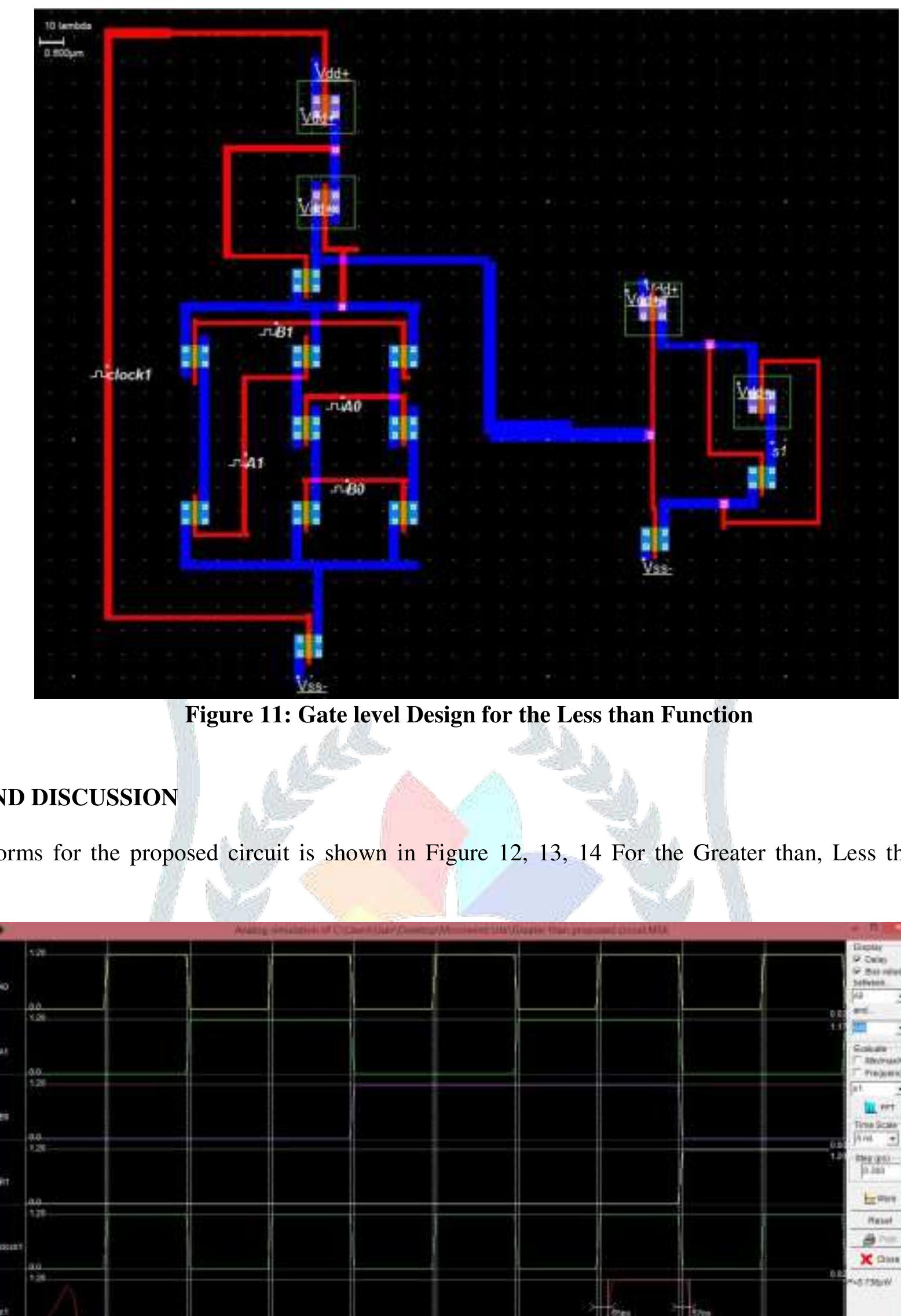 Figure 9 - To Design 2-bit Magnitude Comparator using CMOS