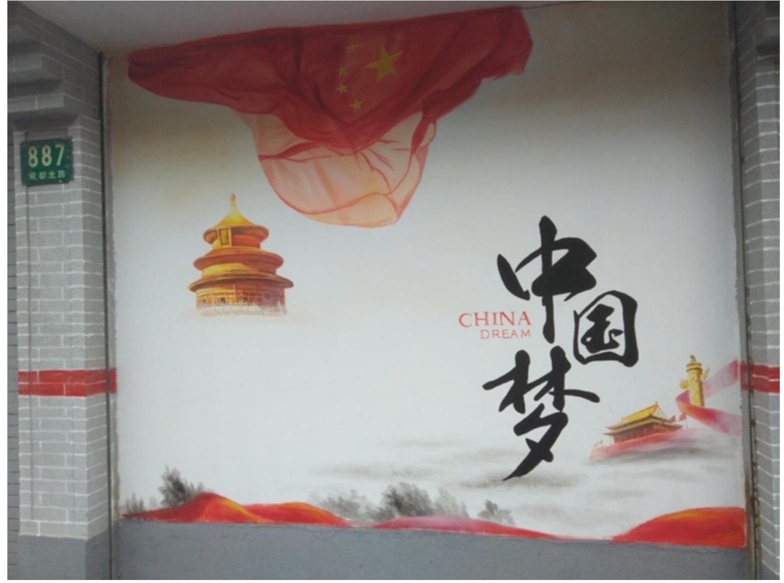 propaganda poster referring to the ‘chinese dream’
