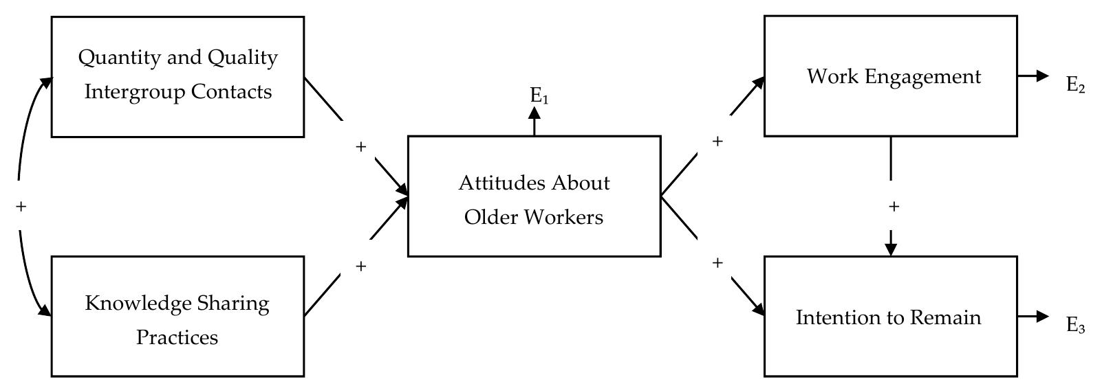 Path diagram of the hypothesized model. control variables