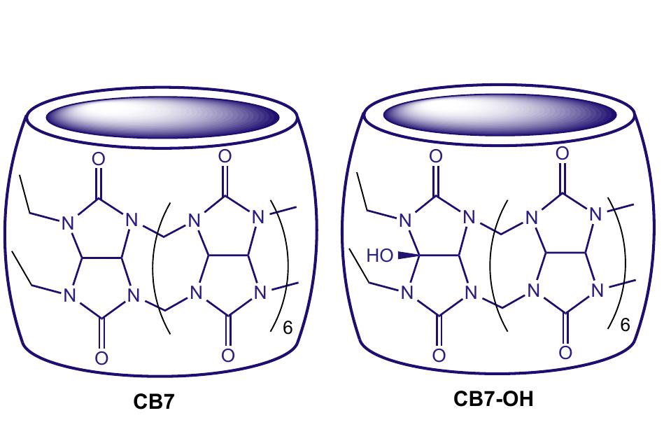 Structures of cb7 and its mono-hydroxylated deriv- ative.