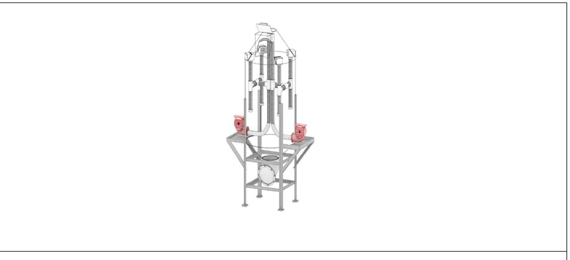 Grain silo pipe design for better aeration with the fan