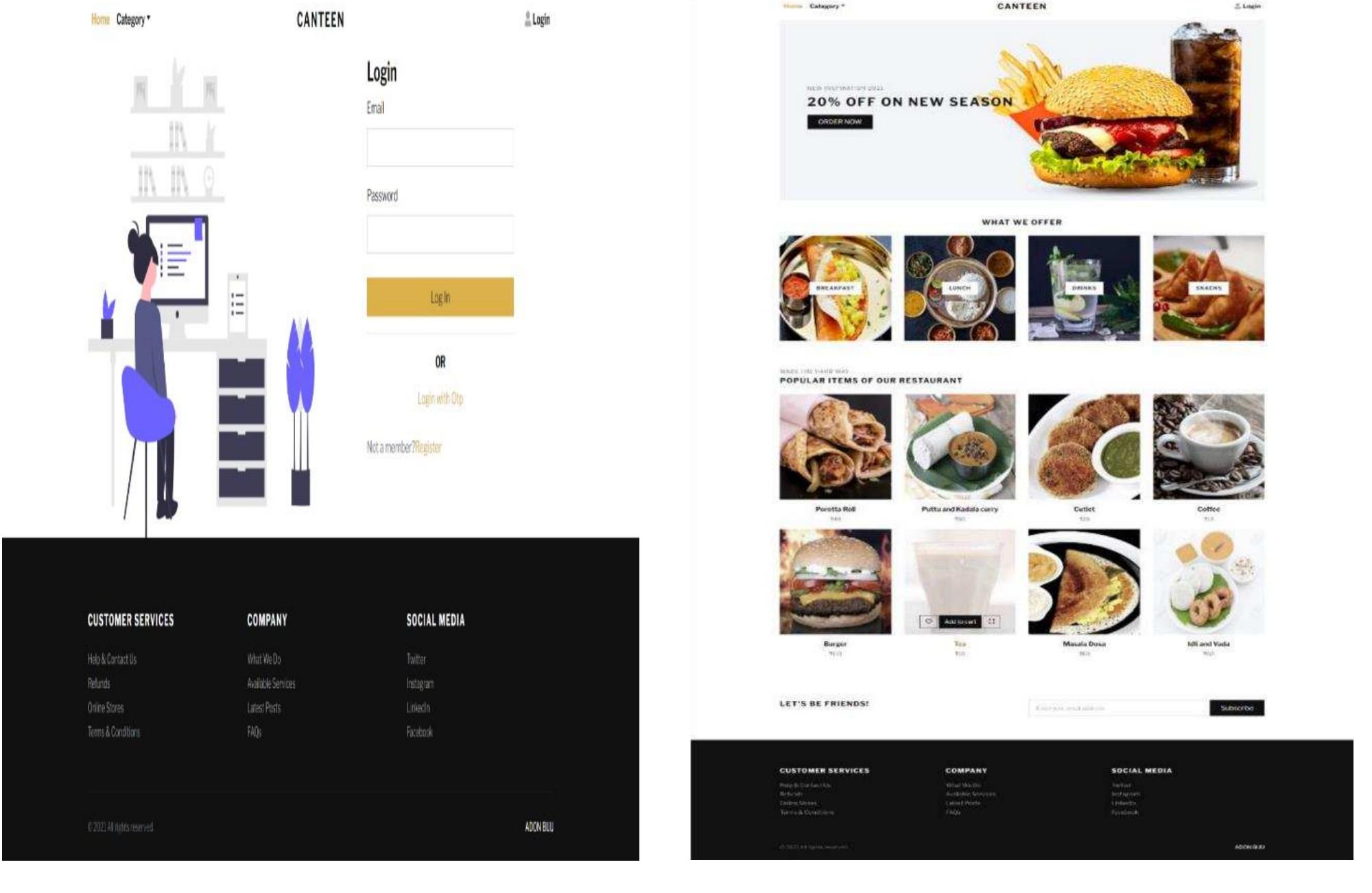 Figure 1 - Canteen Food Ordering and Managing System