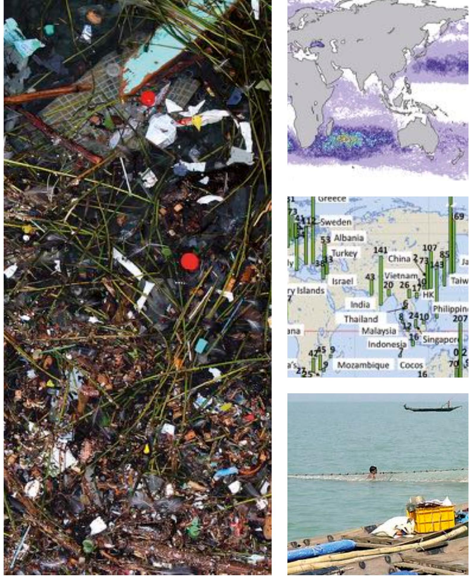 Figure 42 - Plastic debris in the ocean: the