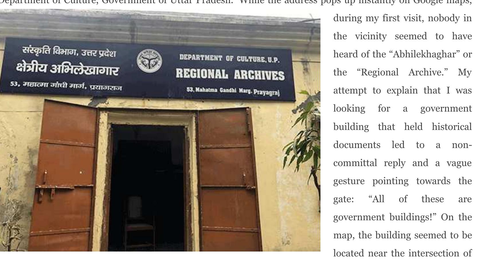 Lowther road and mahatma gandhi road—the colonial and