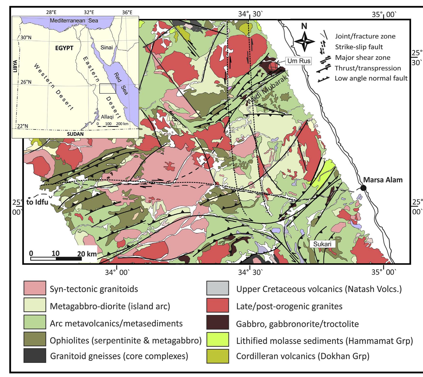 Figure 1 - from Geochemical and Geochronological