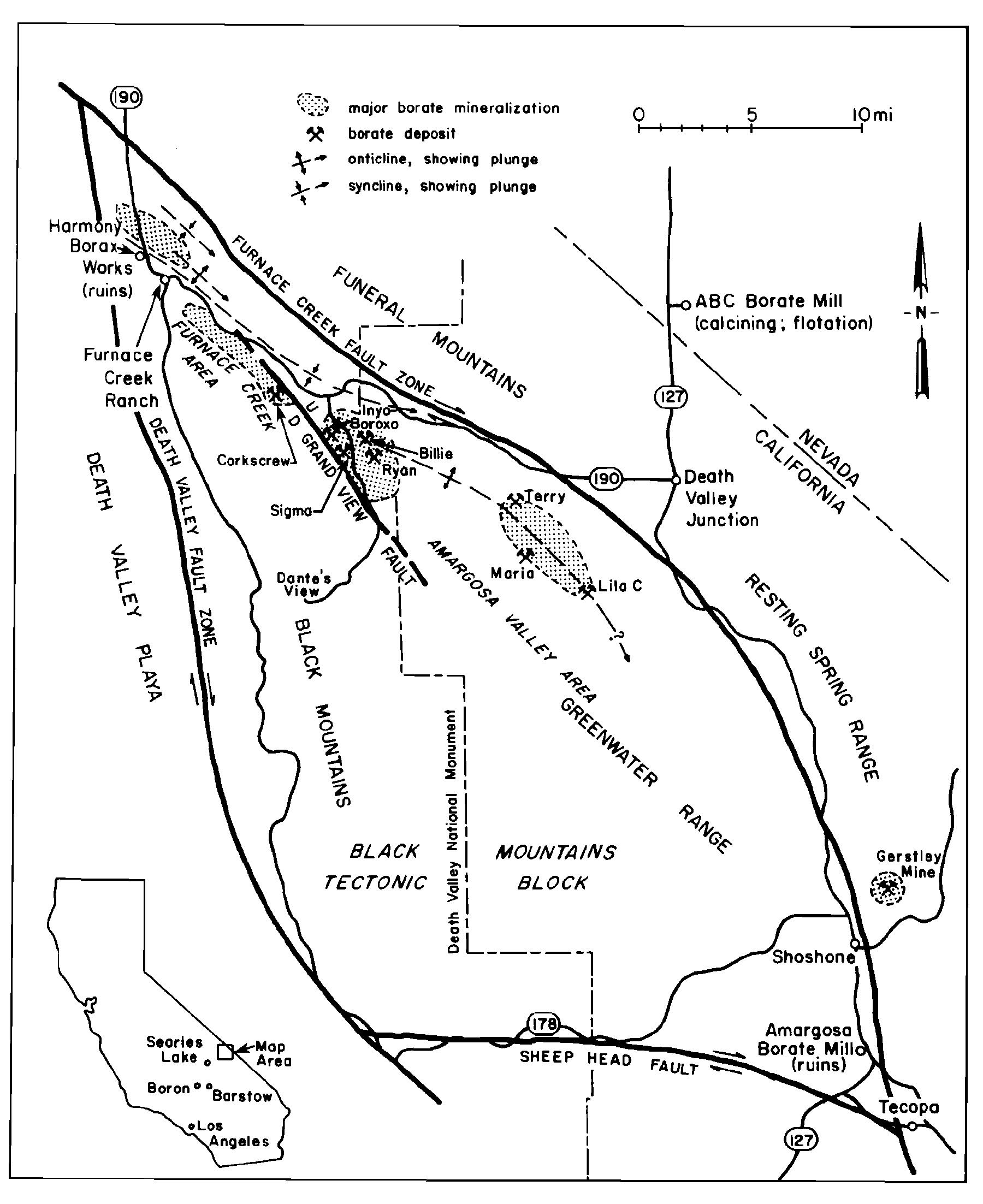 Below is the barker and barker (1985) location map for
