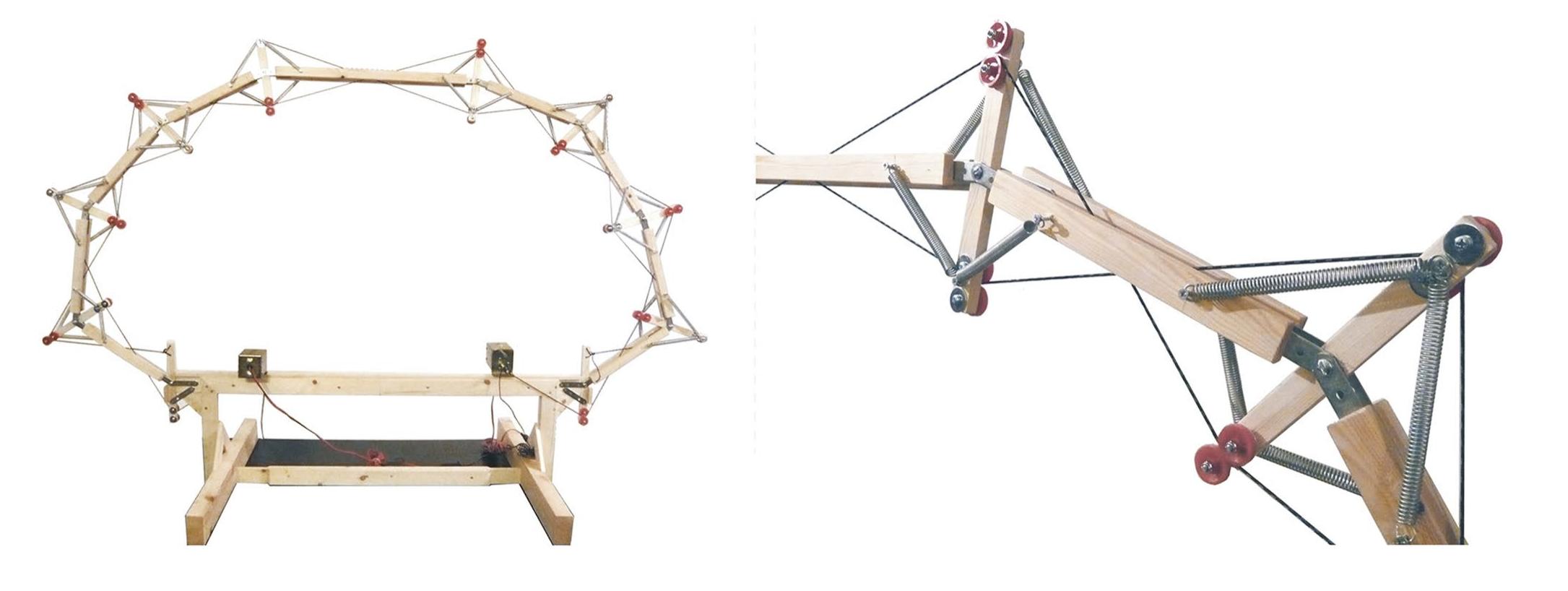Small-scale model of the hybrid structure