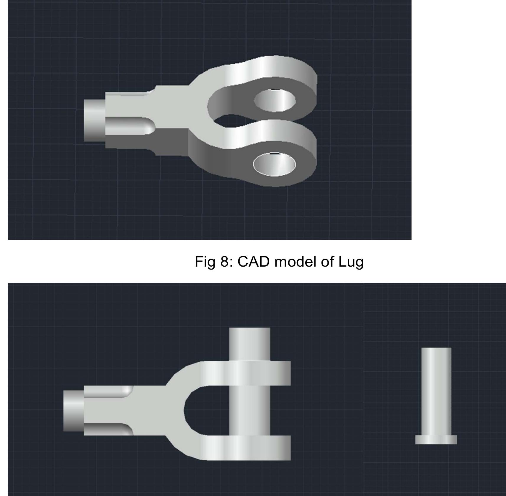 Figure 4 - Finite Element Analysis of Lug Joint