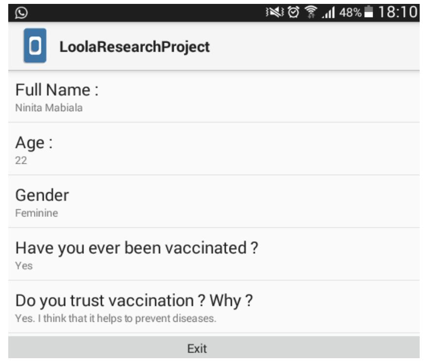 Kobotoolbox - kobocollect server, the visualization of the
