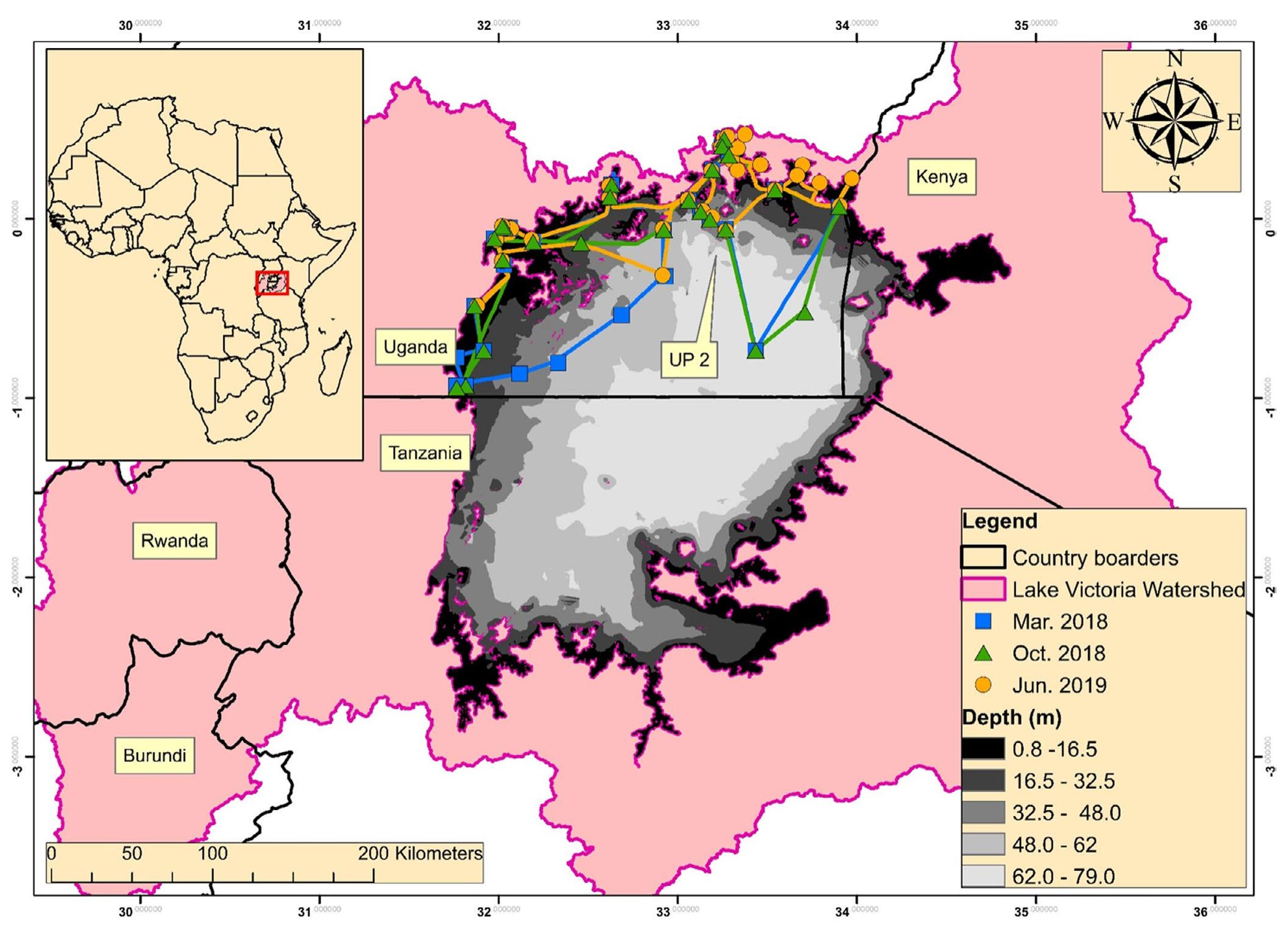 Figure 1 - from Limnological changes in Lake Victoria since