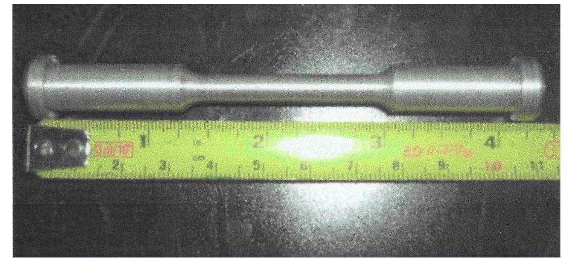 Specimen for tensile tests, round cross section type. figure