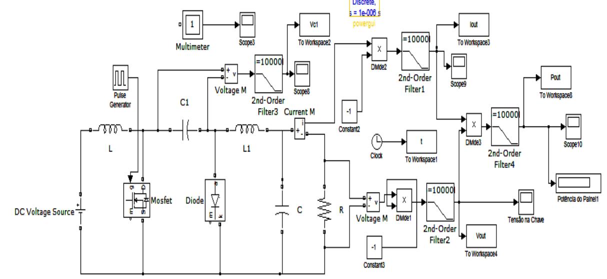 Matlab/simulink simulation model of the cuk converter thus Matlab/simulink simulation model of the cuk converter thus