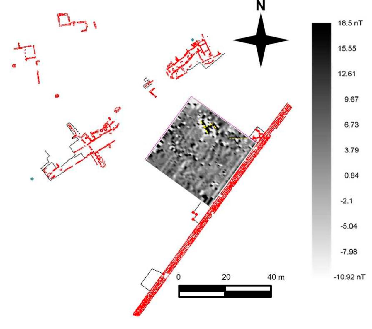 Zone 2: gradiometric map. figure 22 shows the magnetic