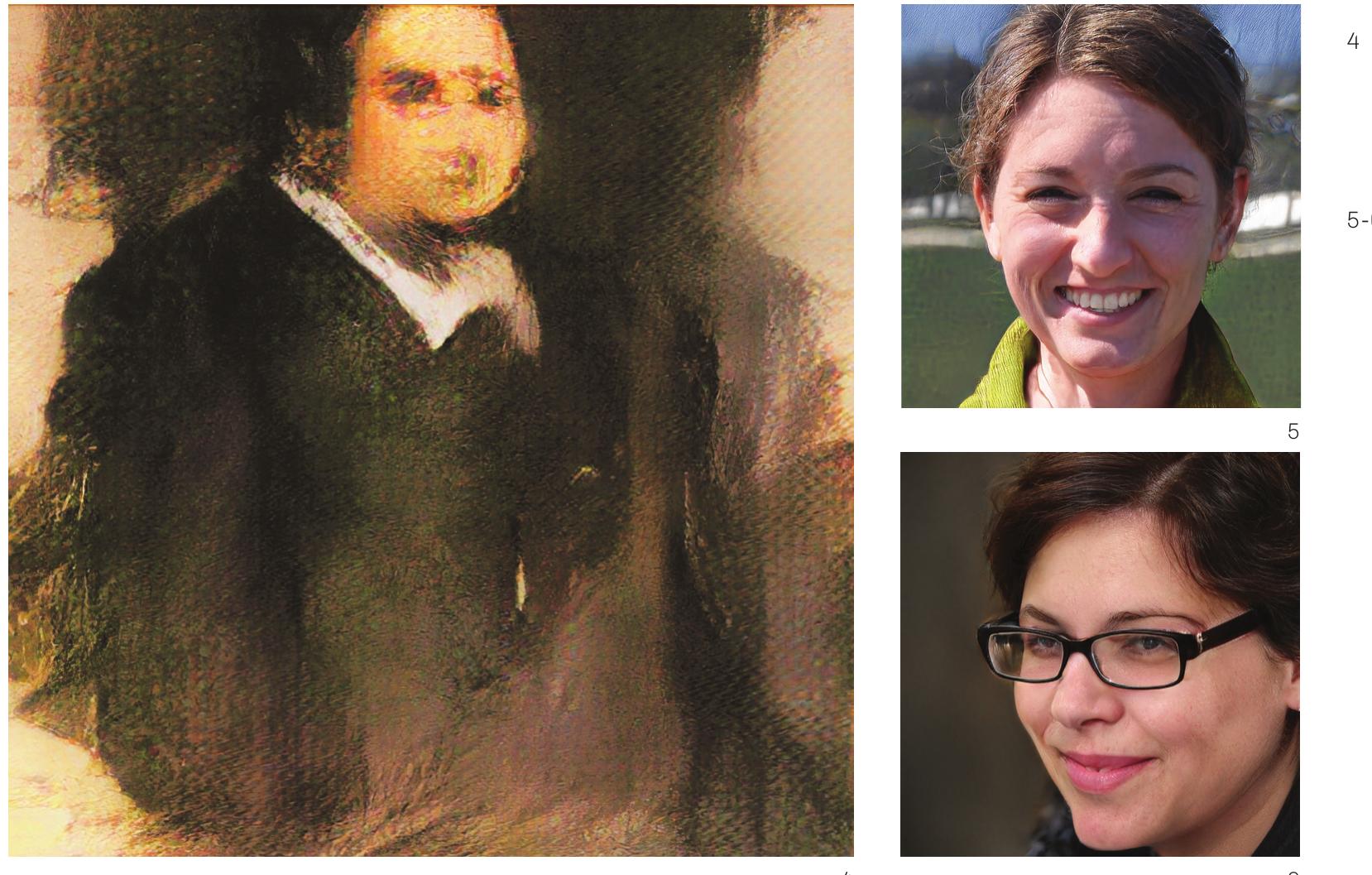 Faces so convincing that it is often almost impossible to