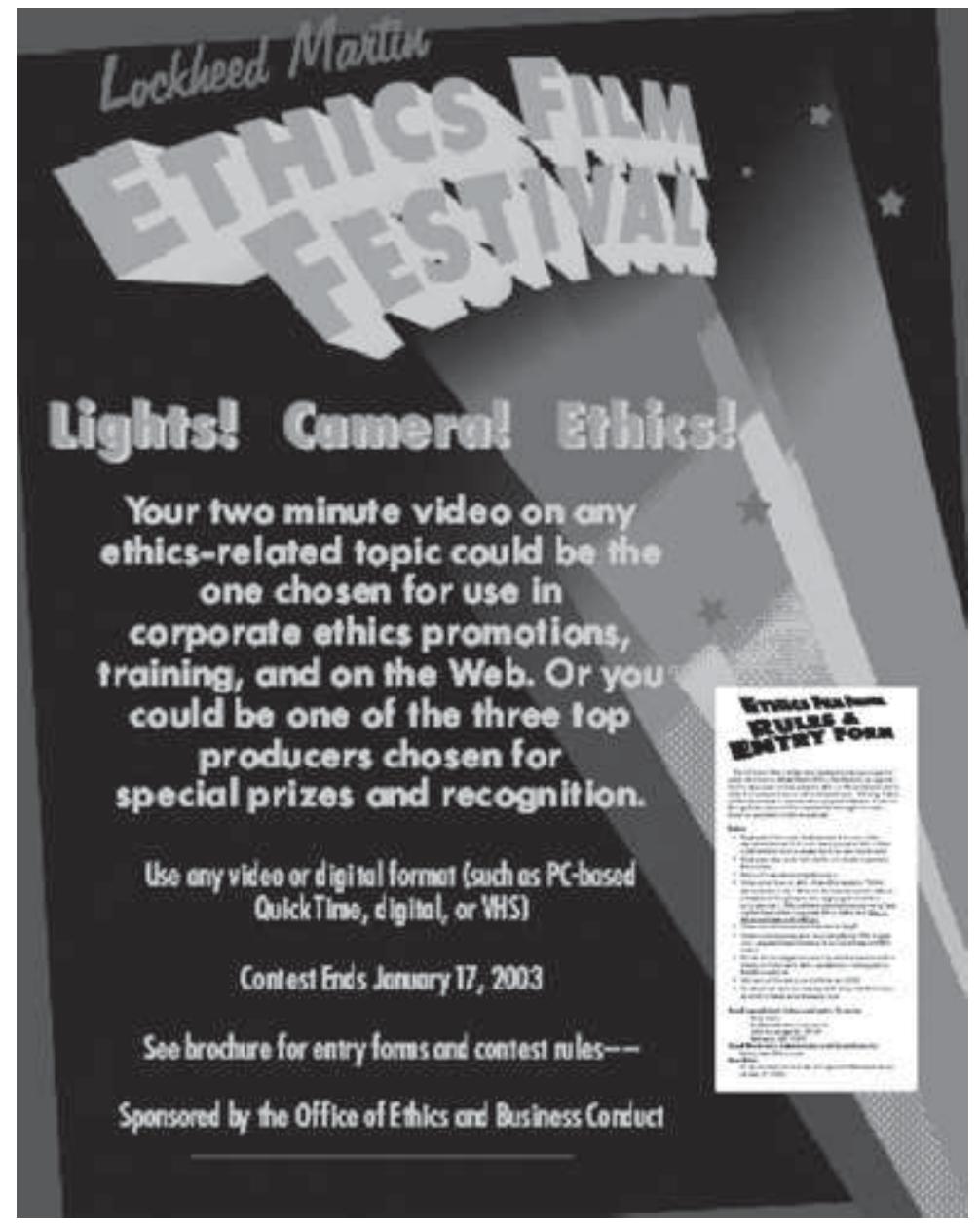 (PDF) A culture of ethics and integrity: Lockheed Martin moves beyond ...
